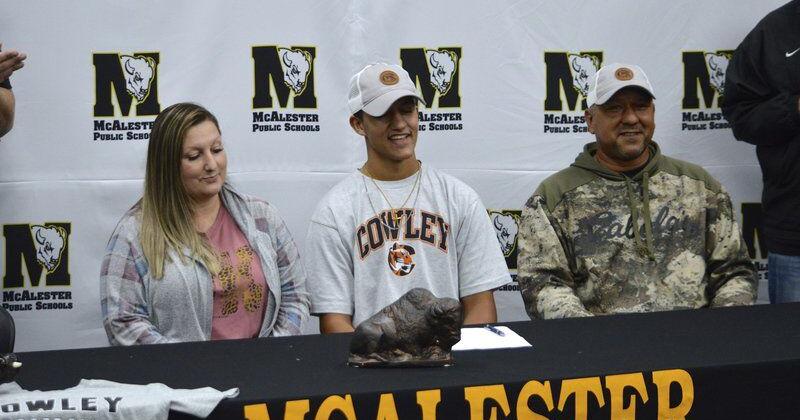 HS BASEBALL: McAlester's Bryson Martin signs with Cowley College ...