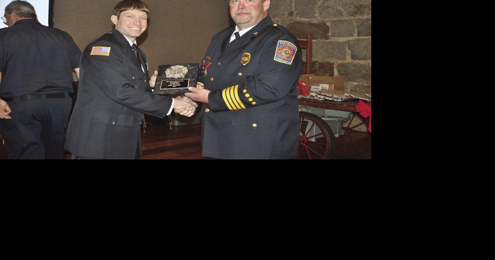 Parish named Thomson’s firefighter of the year | News ...