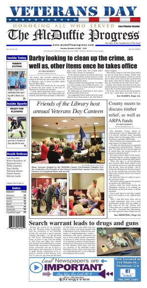 Page A01 | e-Edition | mcduffieprogress.com