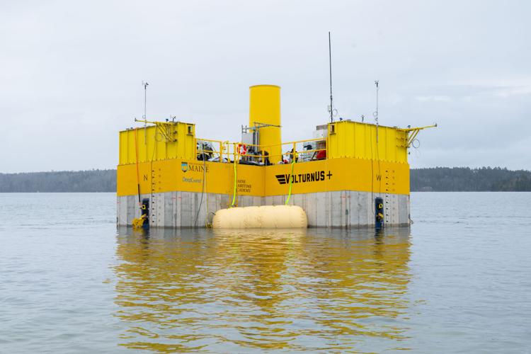 Concrete hull for wind turbine prototype launched from Trenton airport ...