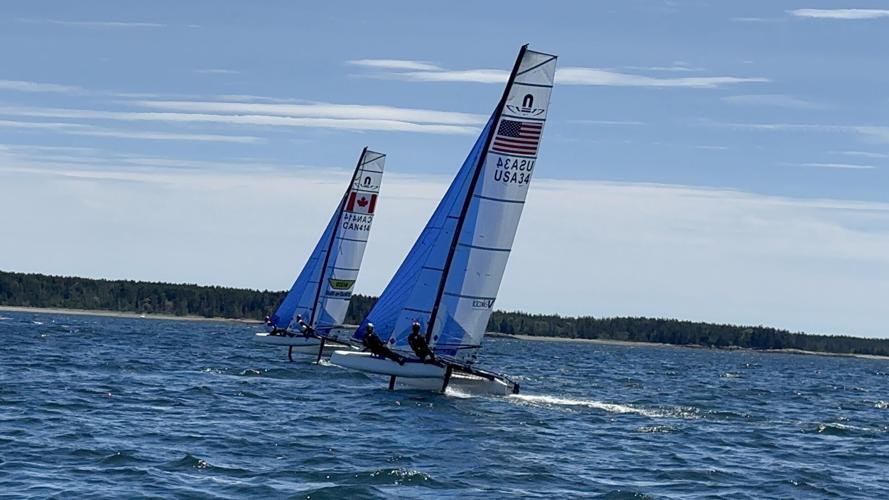 Local sailor returns to MDI waters to train for 2028 Olympics ...