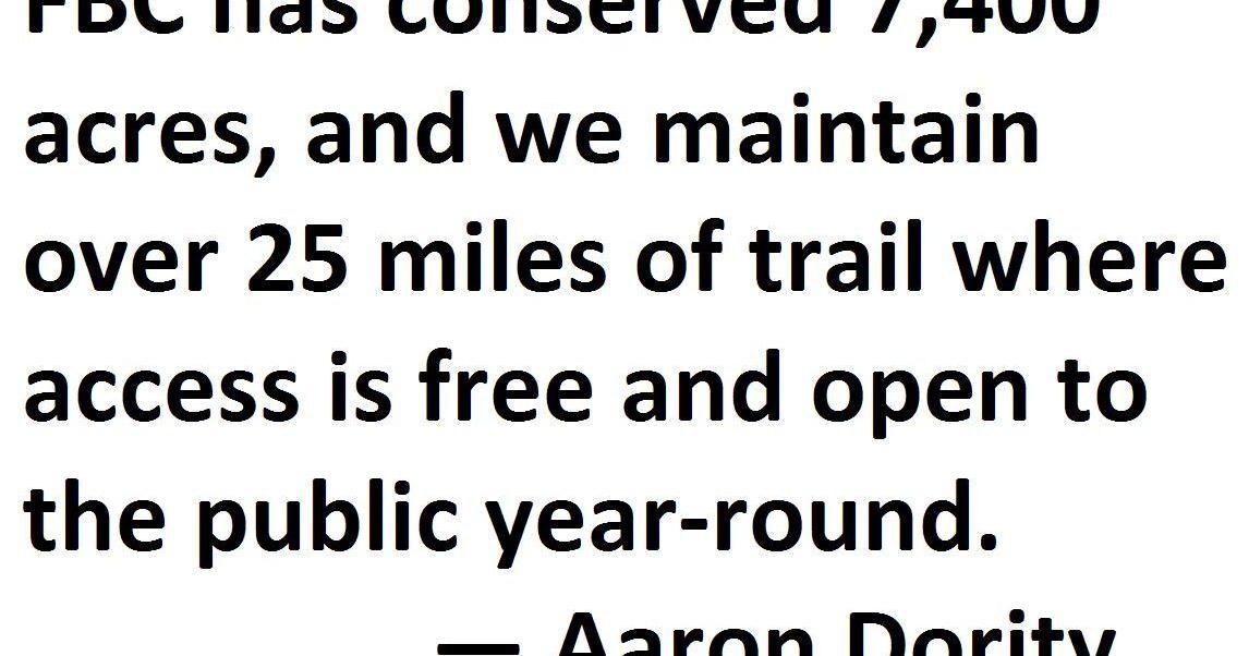 Land conservation | Letters To Editor | mdislander.com