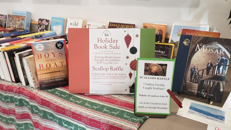 Library kicks off holiday book sale and scallops raffle | Lifestyle ...