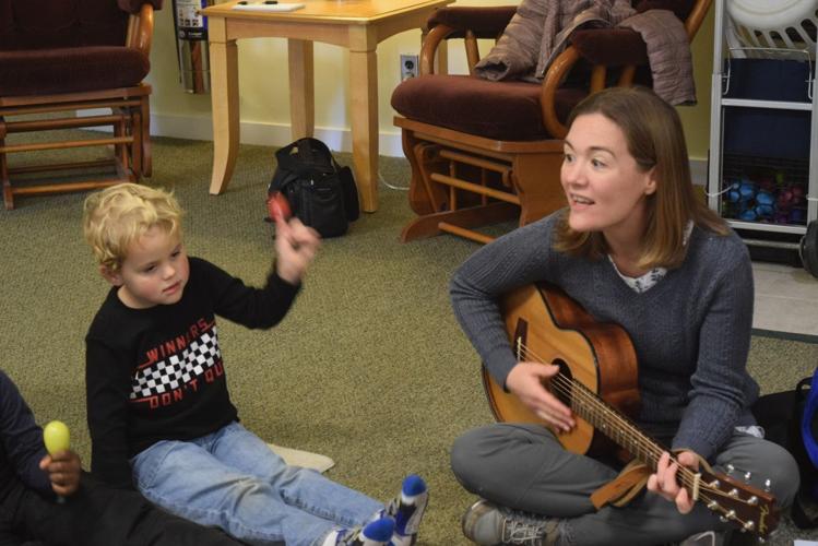 Let’s make music together: children, seniors connect at music class ...