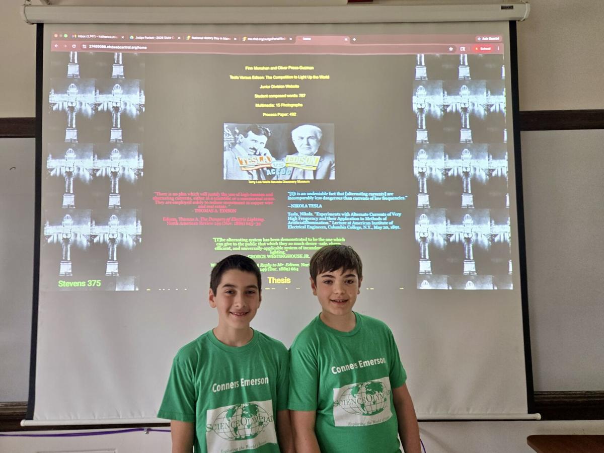 Conners Emerson students finish 3rd at Maine state history competition ...
