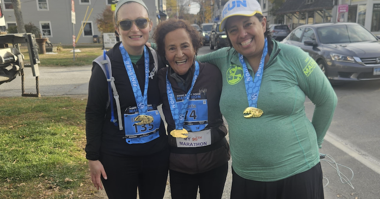 Gloria Vasquez runs 96th marathon at MDI Marathon | Running/Cycling ...