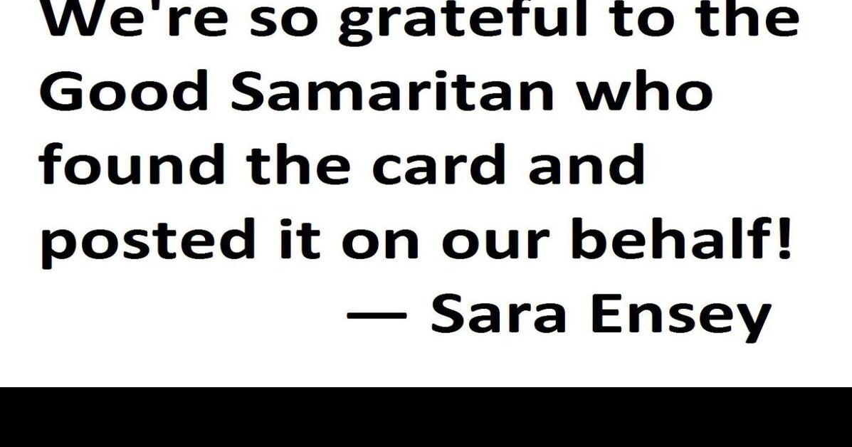 Good Samaritan | Letters To Editor | mdislander.com