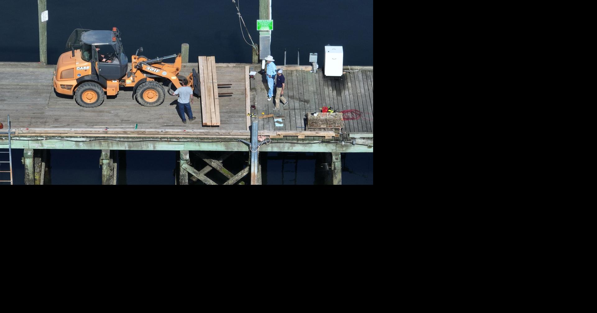 Southwest Harbor employees and volunteers complete Manset Pier project ...