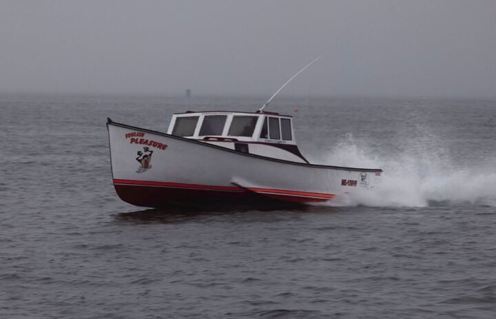 Lobster boats race in rain and fog in Bass Harbor | Maritime ...