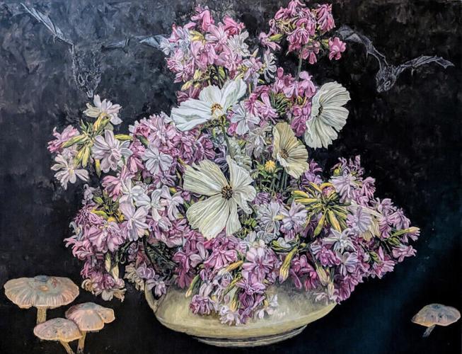 Artist Amy Pollien teaches flower-drawing workshop at Gilley ...