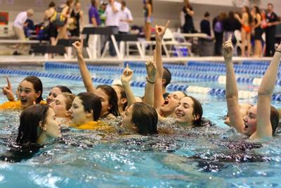 MDI girls swim team tops at State meet | Swimming | mdislander.com
