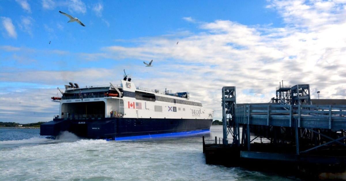 CAT ferry from Nova Soctia to Maine resumes for 2024 season | News ...