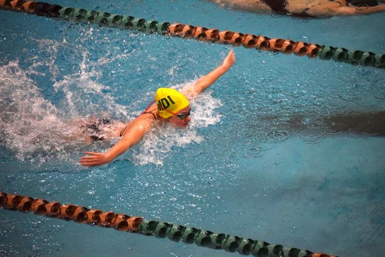 MDIHS girls finish third in the state at swim and dive championships ...