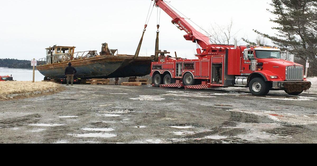 Barge repair underway | News | mdislander.com