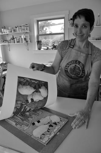 Biologist-turned-artist to talk about collagraphs at the Gilley ...