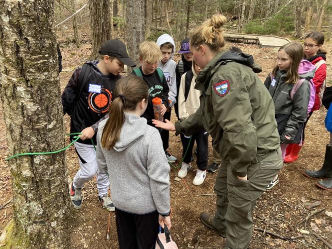 Local fifth graders learn outdoor safety skills at Camp Beech Cliff ...