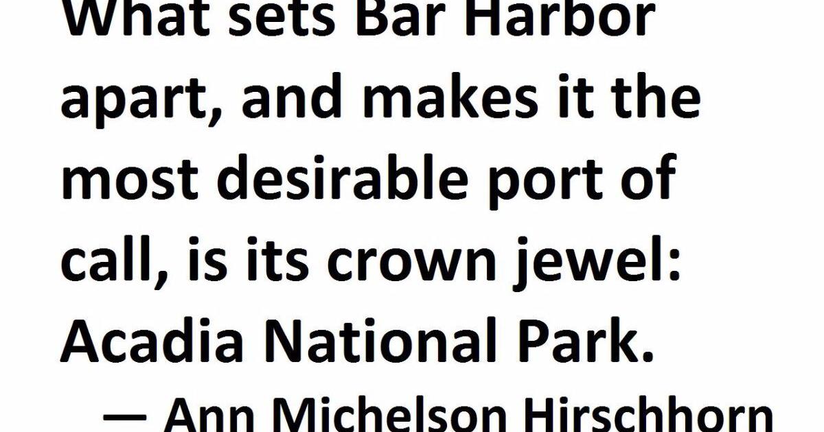 Viewpoint: Acadia is our crown jewel | Commentary | mdislander.com