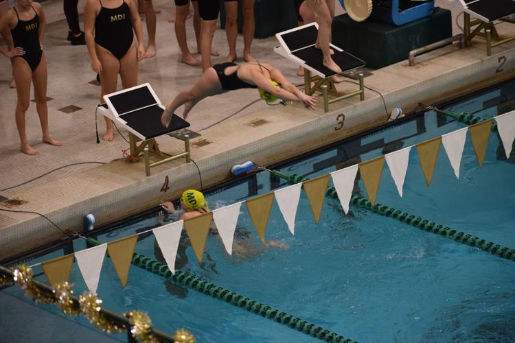 MDIHS swim team wades into postseason | Swimming | mdislander.com