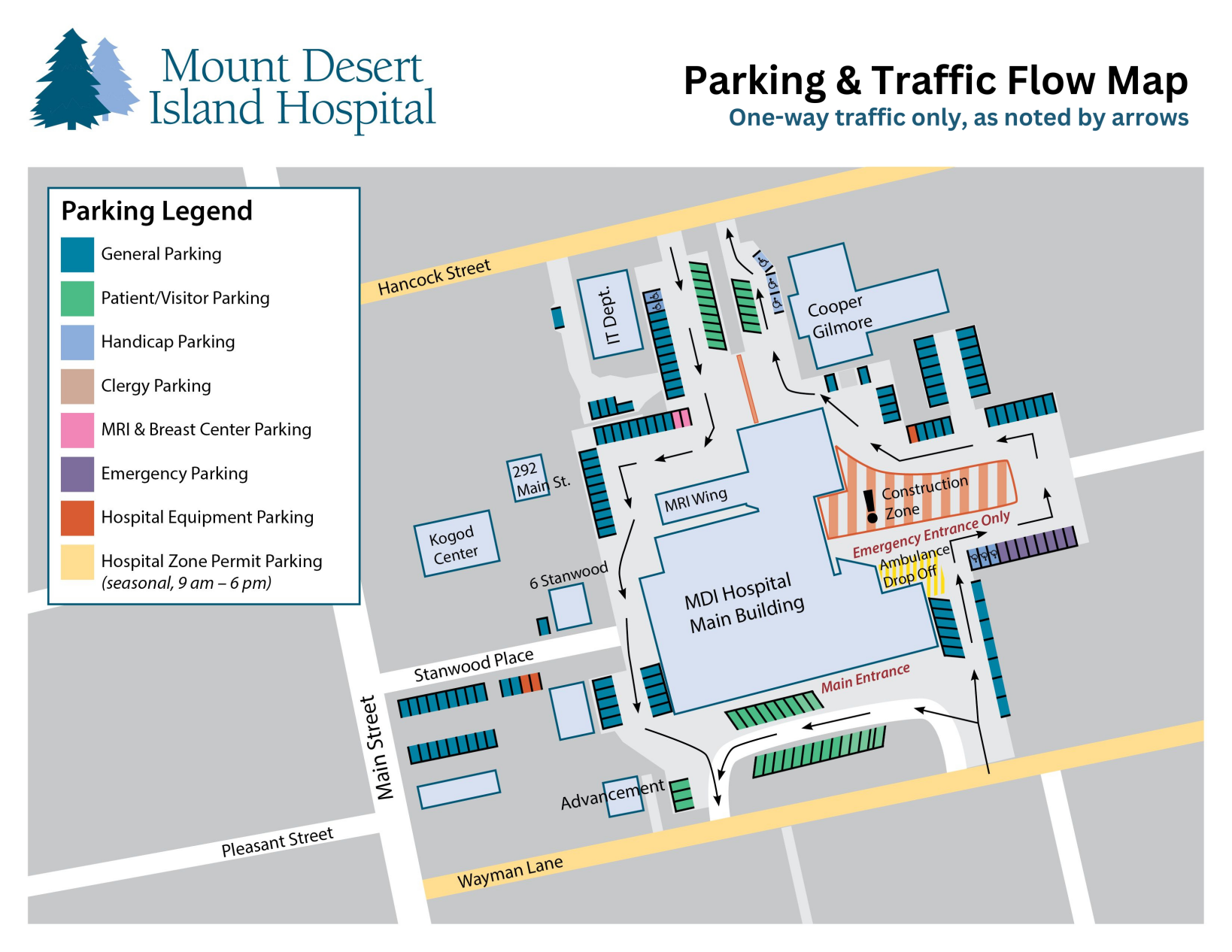 MDI Hospital campus upgrades to impact parking, traffic flow | Health ...