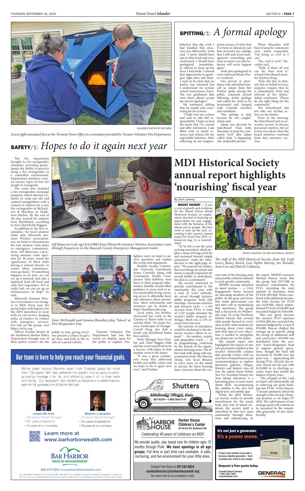 Page A7 | Digital Edition | mdislander.com
