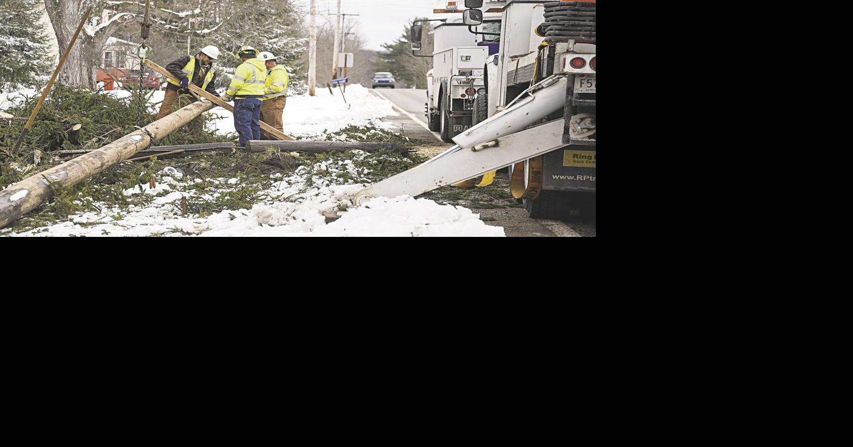 Scores of trees, wires down locally thanks to Winter Storm Riley | News ...