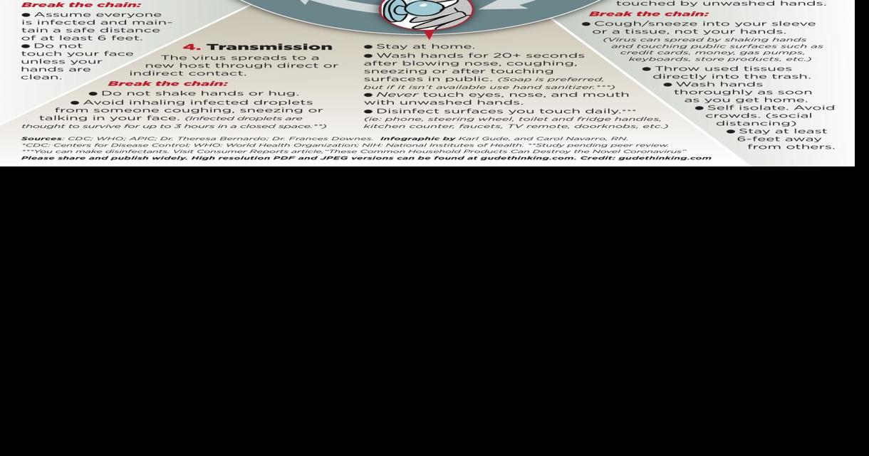 Coronavirus chain of infection | Coronavirus | meadvilletribune.com