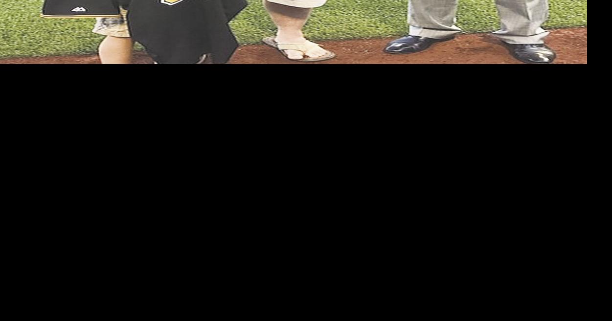 Nesbitt recognized with male leadership award at Pirates game | News ...