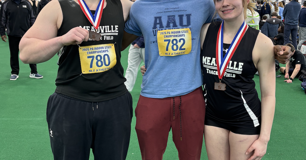 Puleio, Dinsmore, Phillips win medals at indoor state track ...