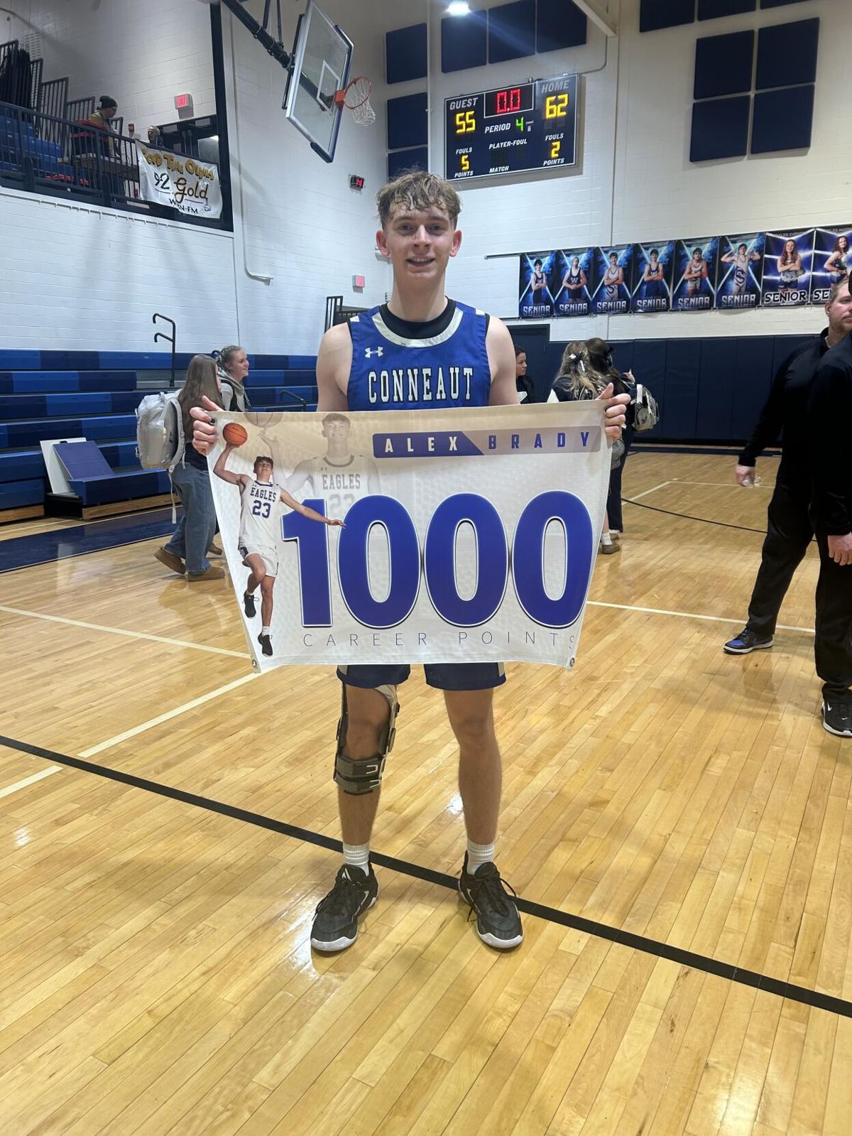 Local Roundup: Alex Brady scores 1,000th point in Eagles' loss | Local ...