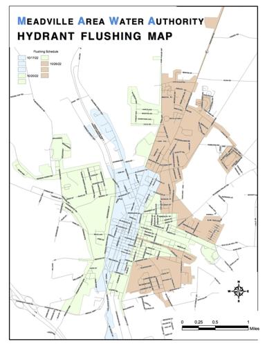 Water authority announces hydrant flushing schedule | News ...