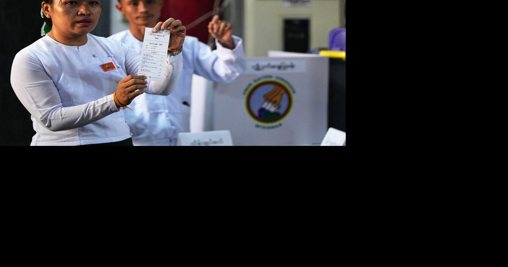 Myanmar holds second round of voting in first general election since ...