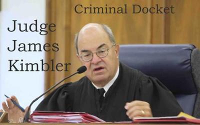 Judge James Kimbler's Criminal Docket, July 22 | News ...