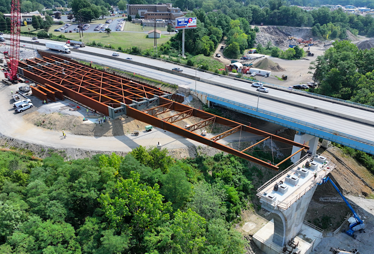 Akron Ohio ODOT Project - Bridge Launching Begins on State Route 8 ...