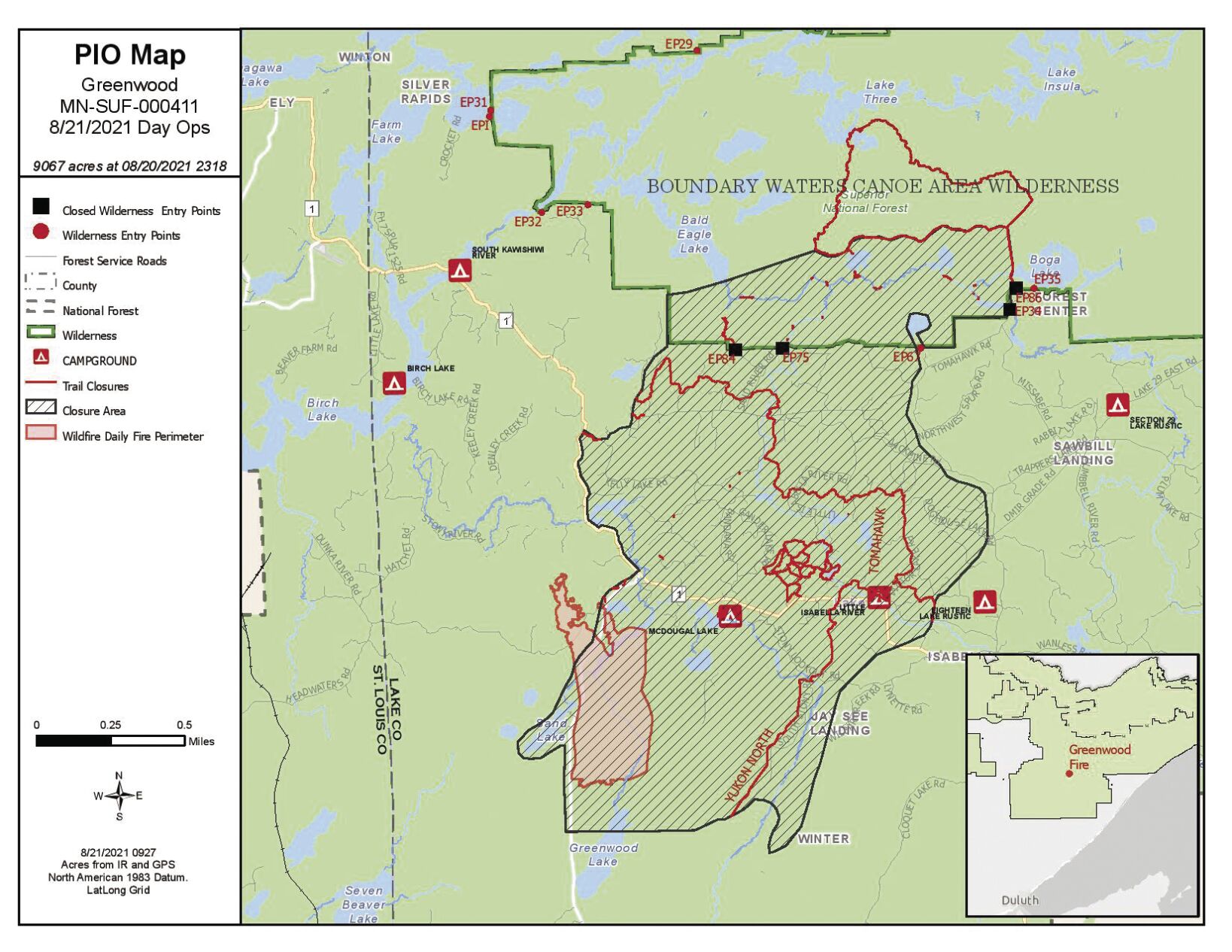 Extreme drought, fires lead to BWCAW closure | Local | mesabitribune.com