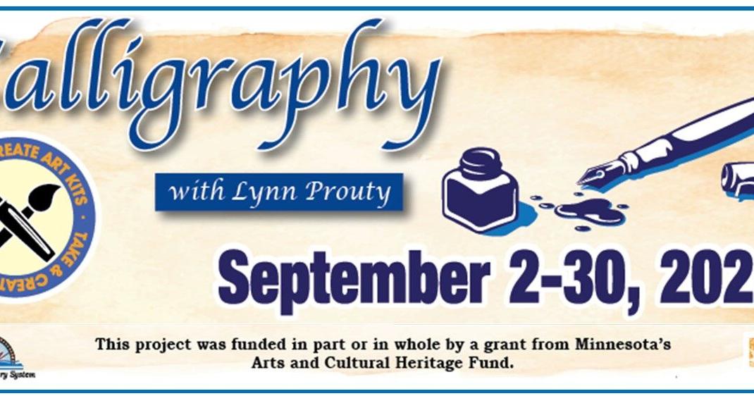 Writing with calligraphy take & create kits available At ALS Libraries ...