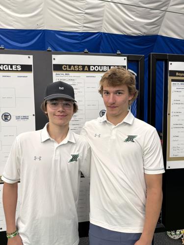 Sandnas, Dimberio cap off season at individual state doubles tourney ...