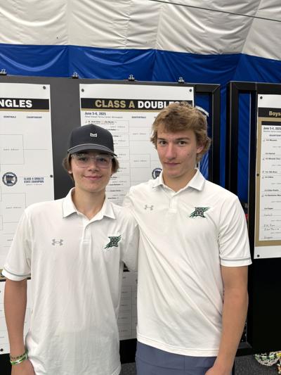 Sandnas, Dimberio cap off season at individual state doubles tourney ...