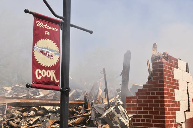 Cook Fire: Two businesses, eight apartments destroyed | News ...