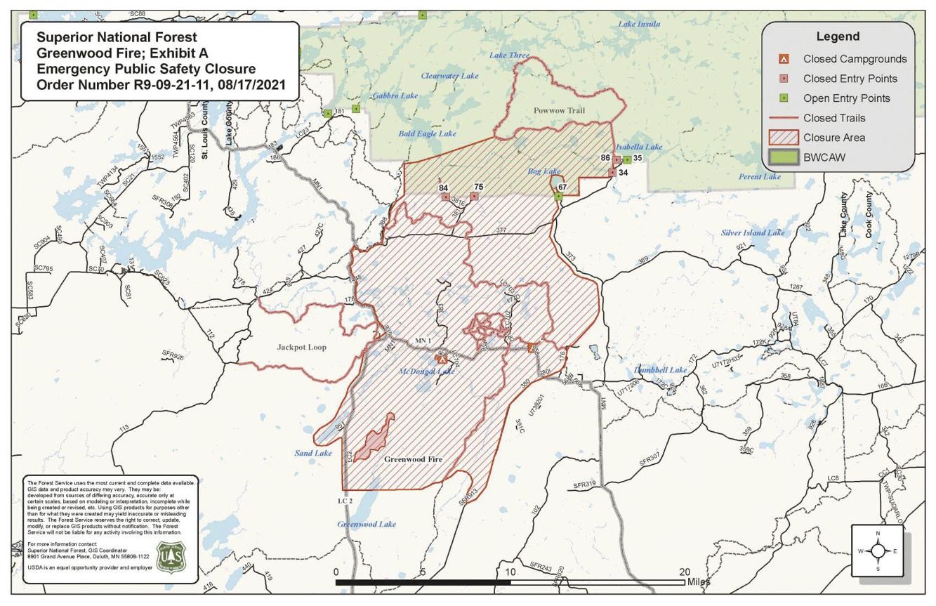 Evacuations underway surrounding Greenwood Fire | News | mesabitribune.com