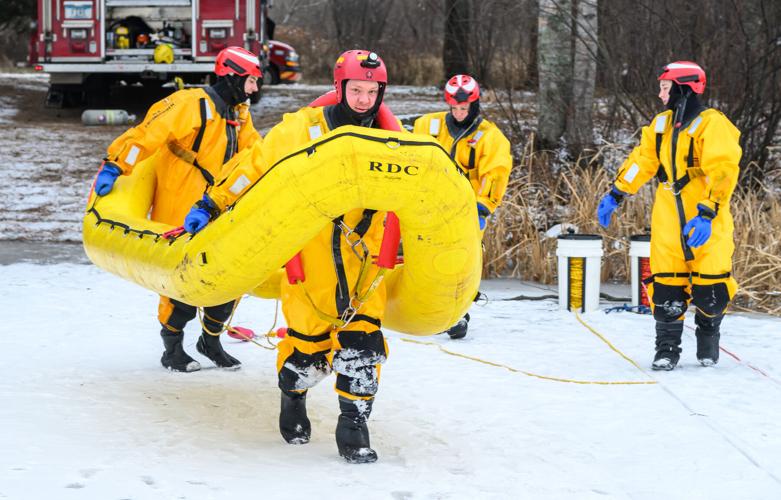 Hibbing Fire Department Ice Rescue Training | Gallery | mesabitribune.com