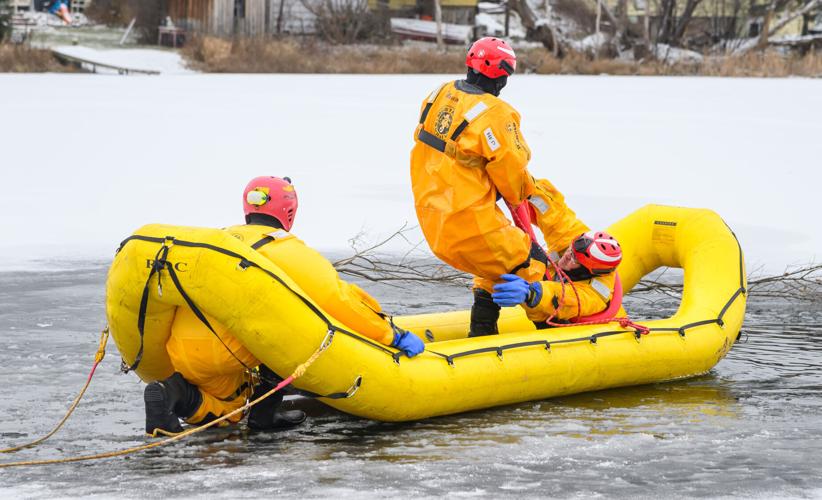 Hibbing Fire Department Ice Rescue Training | Gallery | mesabitribune.com