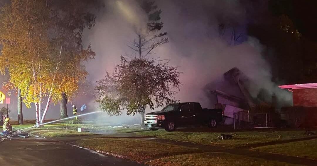 Home destroyed in explosion/fire, another extensively damaged | Local ...