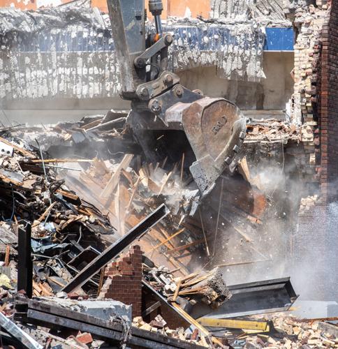 Malone Hall Demolition | Gallery | mesabitribune.com