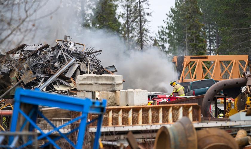 Multiple fire departments fight blaze at Holmes Recycling | Local ...