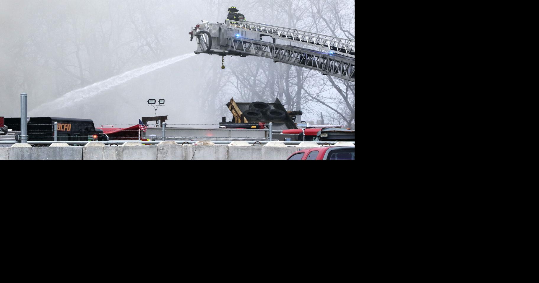 Multiple units respond to fire at tire recycling facility | Local News ...