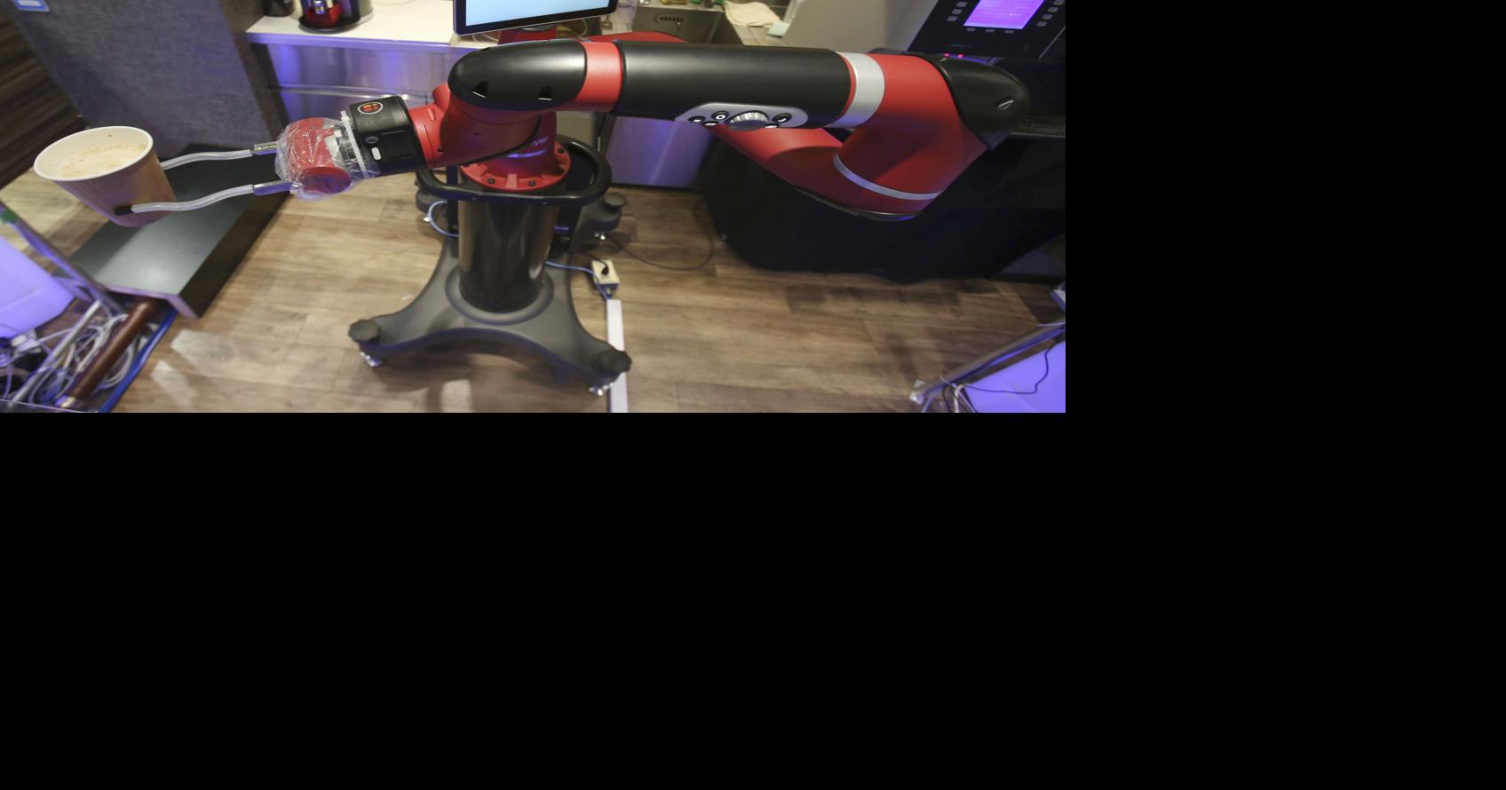 Robot makes coffee at new cafe in Japan's capital | The Link ...