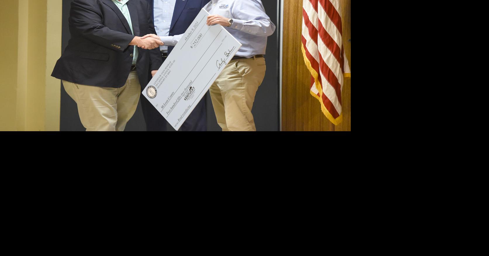 Beshear presents grants to Ohio, McLean officials | Mclean County ...