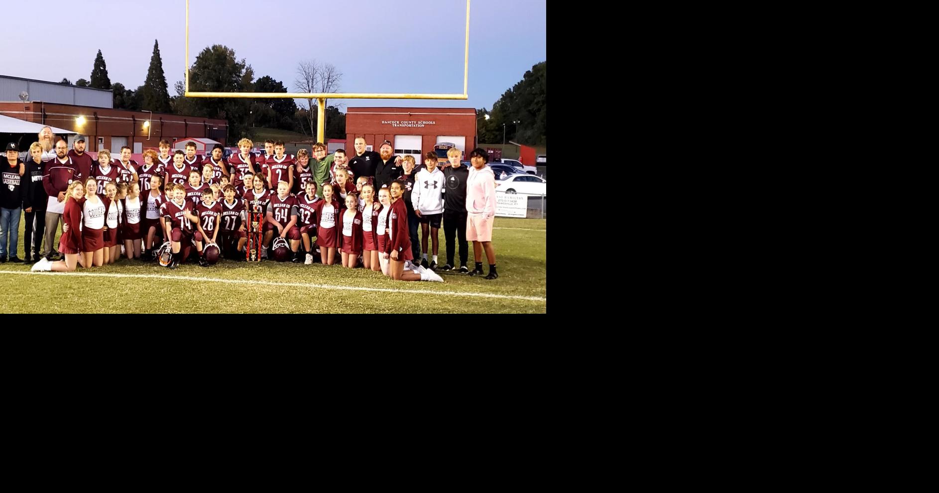 MCMS football team finish season as GRVC champs | Mclean County ...
