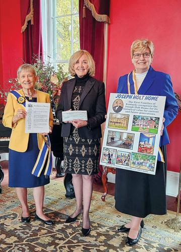 First Families of Kentucky donates to Holt Home restoration | News ...