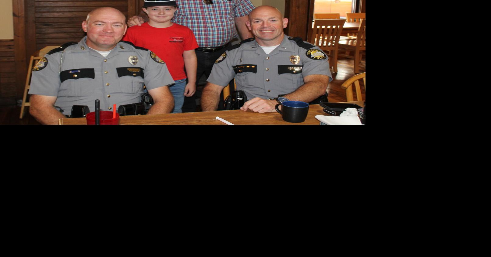 Local police participate in Coffee with a Trooper | Grayson County ...